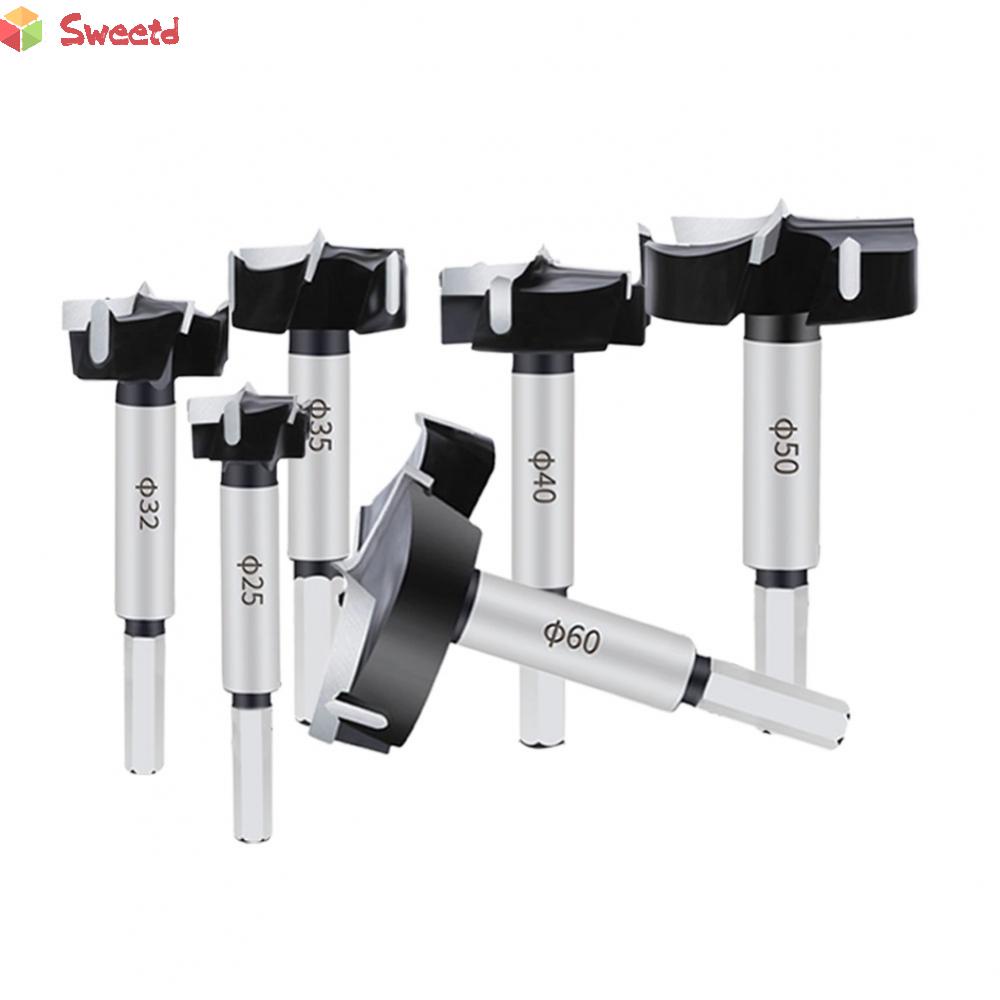 Forstner Drill Bits 25/32/35/40/50/60mm 3 Flutes Carbide Tip Drill Bit ...