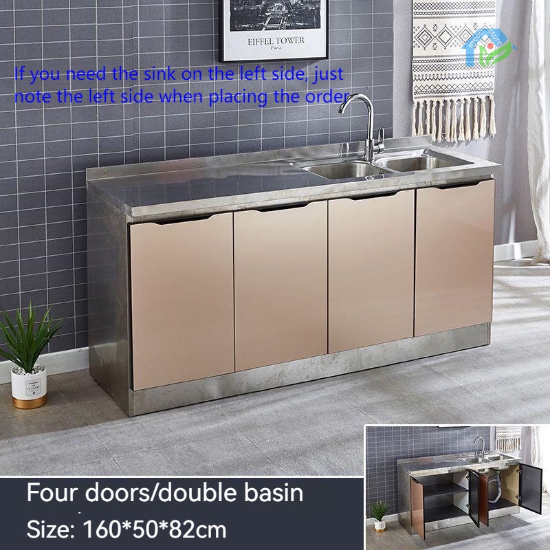 Stainless Steel Kitchen Cabinets Simple Stove Cabinet Cabinets ...