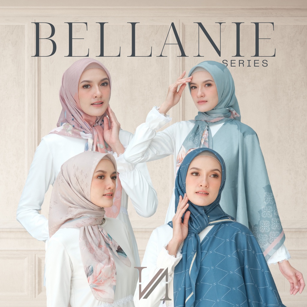 Bellanie Edition Vilneria Scarf | Ultrafine Hijab Motif Printing Veil ...