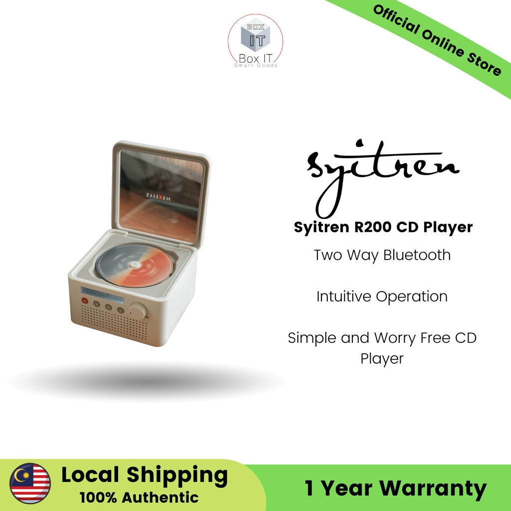 Syitren R200 CD Player | Smart Connectivity | Two Way Bluetooth ...