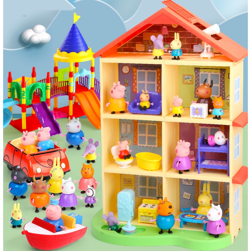 Children Peppa Pig Peppa Pig Play House Peppa Pig Toy Large House Toy ...