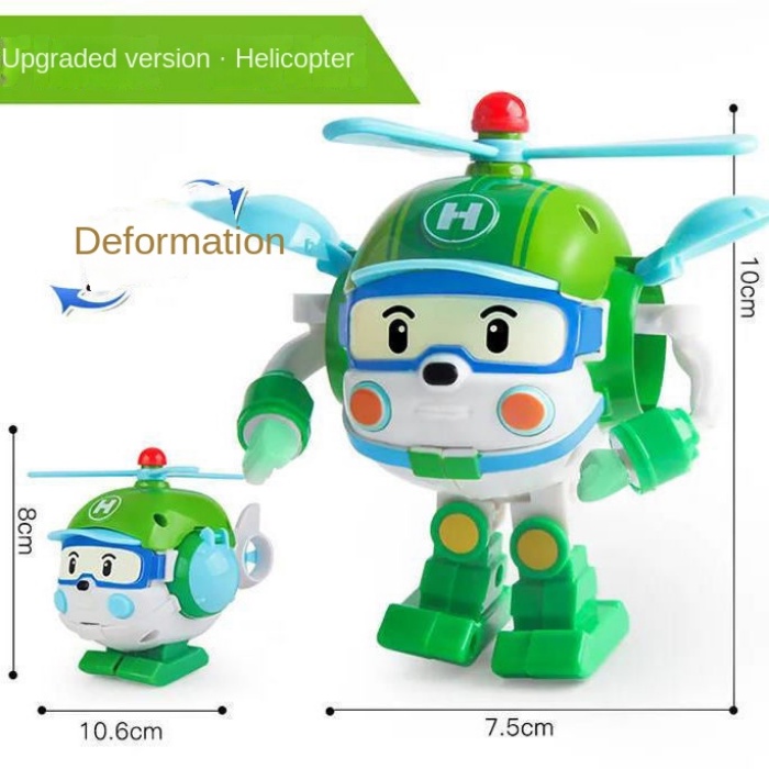 Deformation Robo car Toys Set Poli Robot Toys For Kids Transformer ...