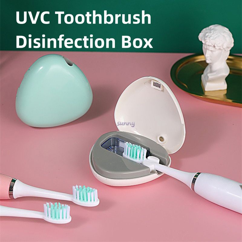 Portable Uvc Ultraviolet Toothbrush Sanitizer Box Toothbrush Sanitizer ...