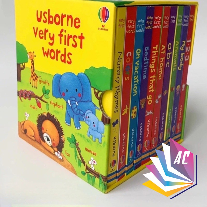 Usborne Very First Words book set 10 books - Preschool Early Education ...