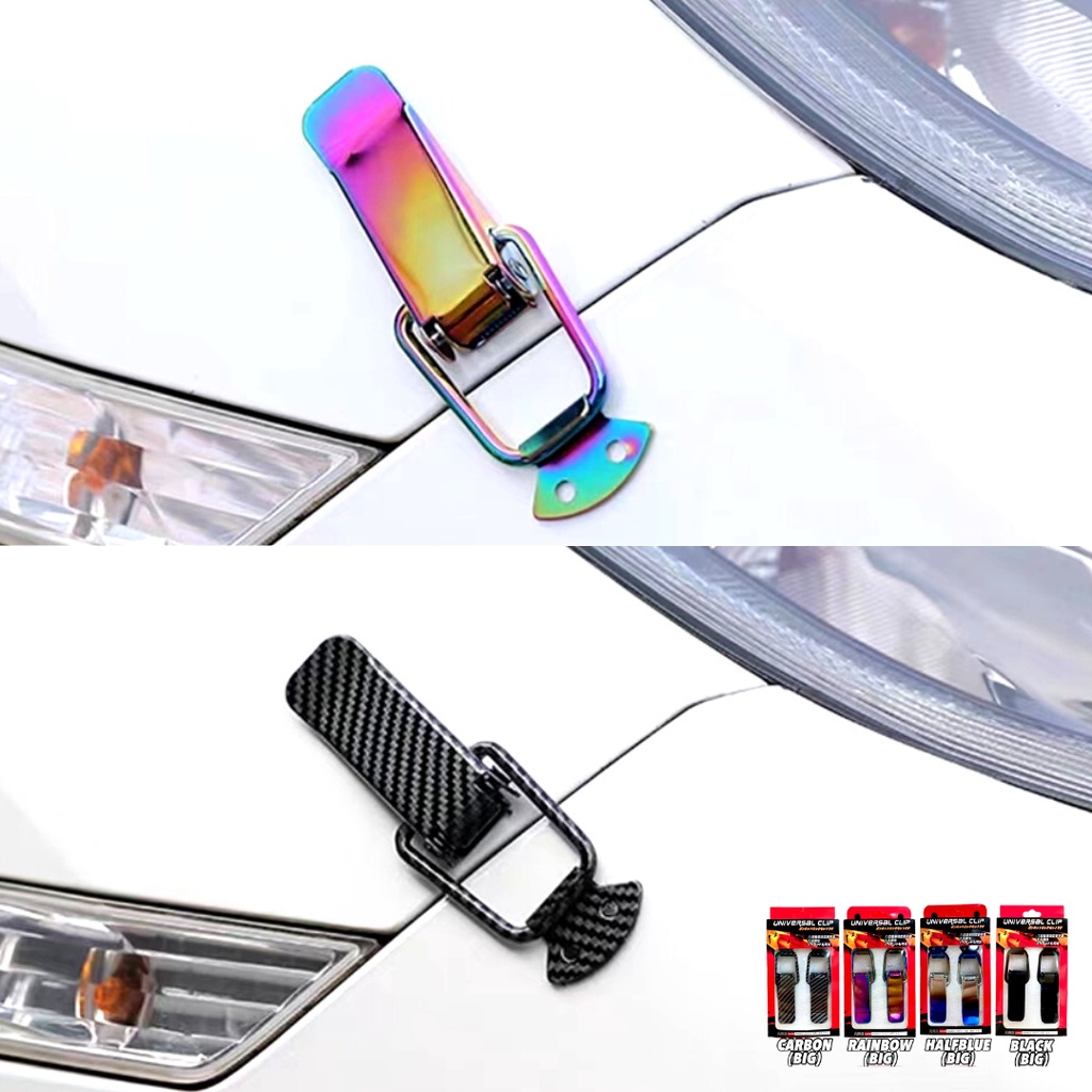 Universal JDM BUMPER CLIP 2PCs Racing Car Bodykit Spoiler Bonet Boot ...