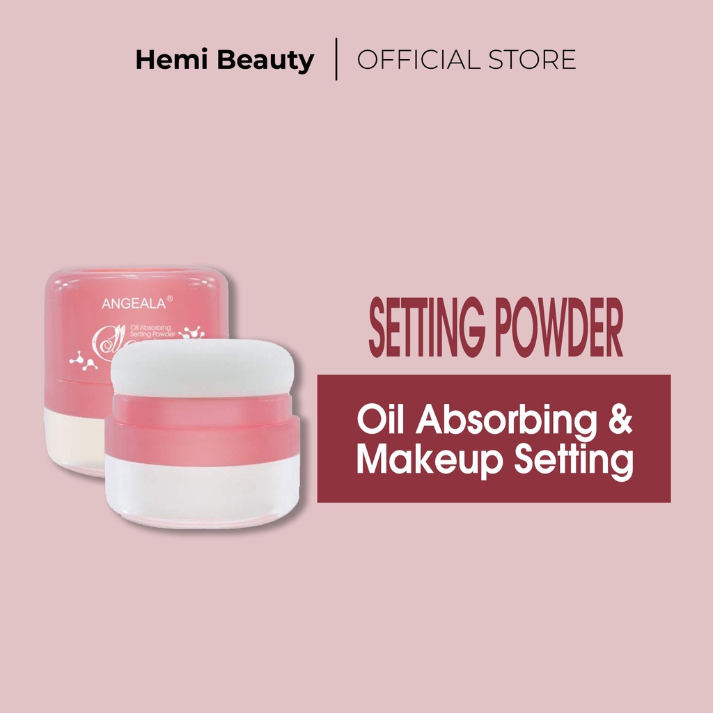 ANGEALA Collagen Oil Absorbing Setting Powder 6g | Shopee Malaysia