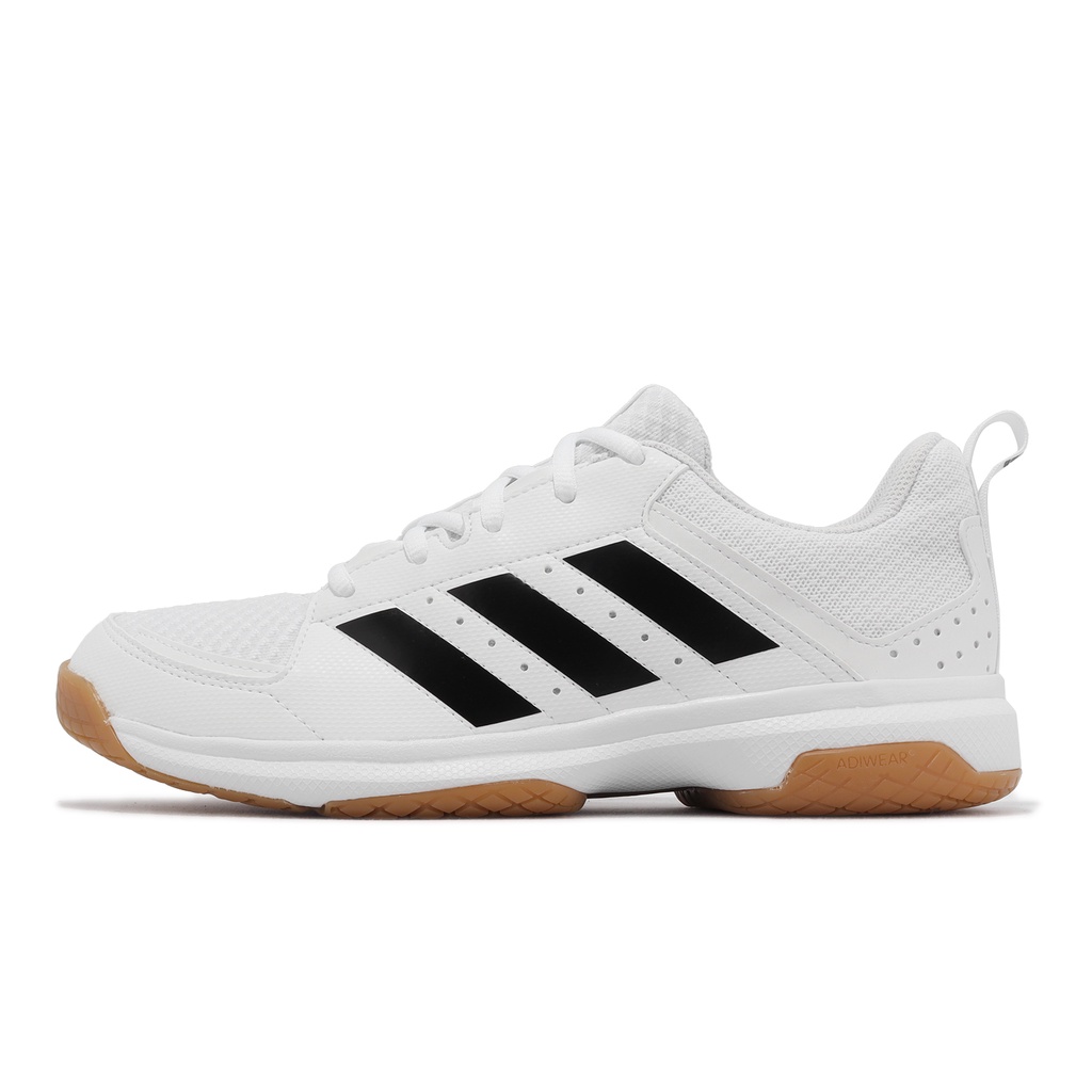 adidas Badminton Shoes Ligra 7 W White Black Rubber Sole Low-Top ...