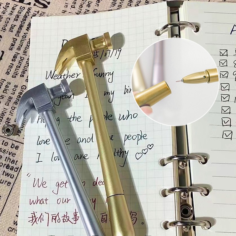Creative Neutral Pen Students Hammer Shape Rollerball Pen Cute Claw ...