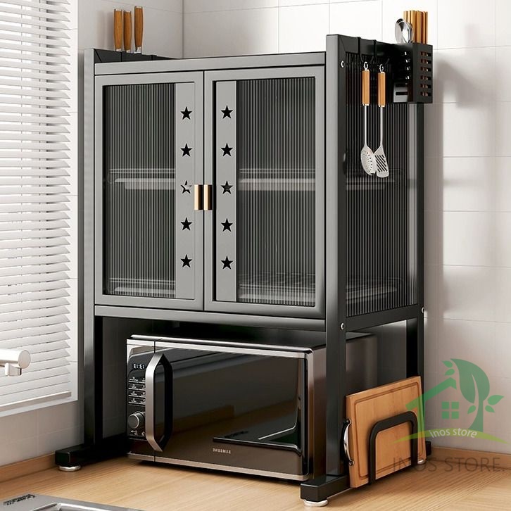 Kitchen multi-functional storage rack/Microwave dish storage rack/Drain ...