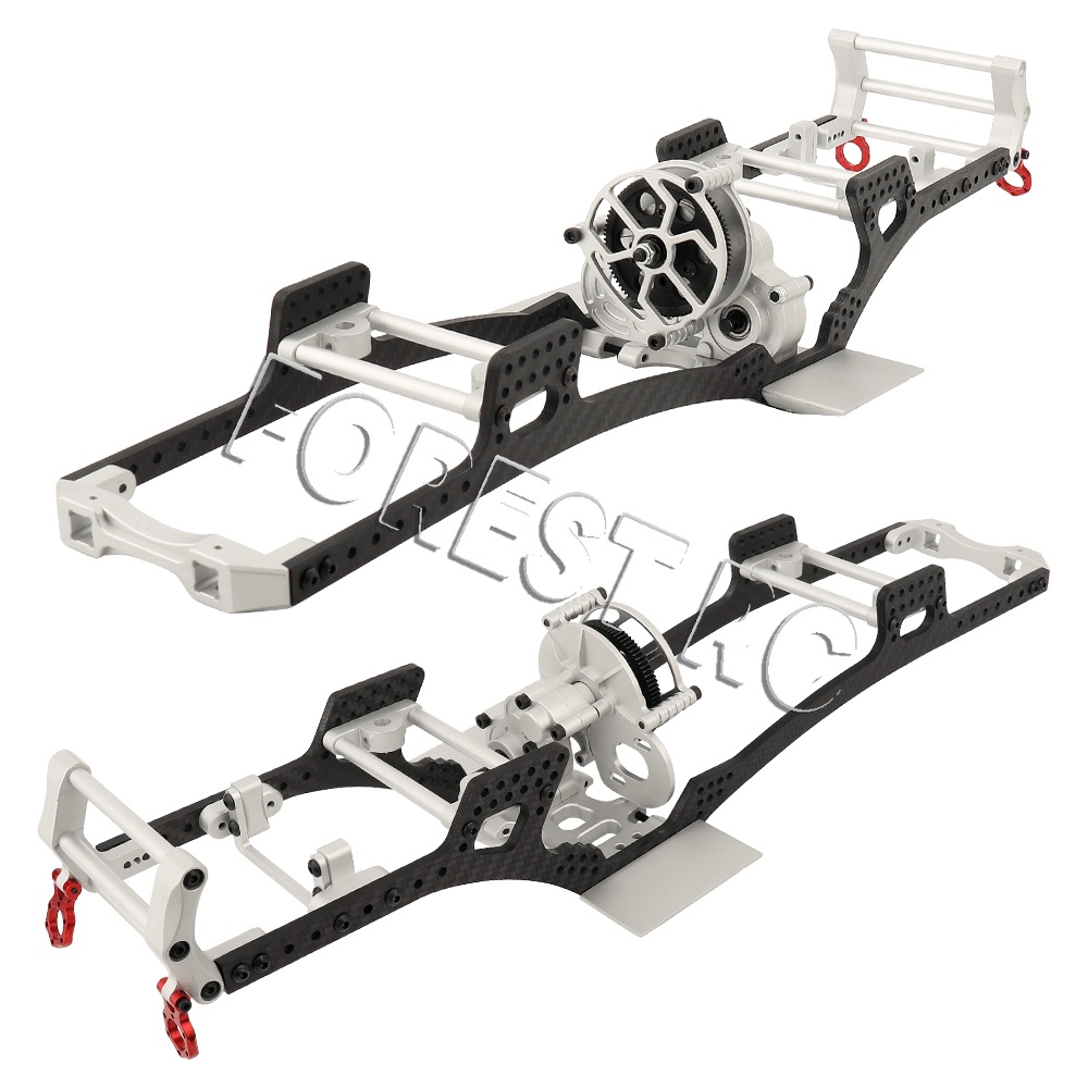 Lower Center Of Gravity LCG Rails Carbon Fiber Chassis Frame Girder Transmission Cut off Gearbox ...