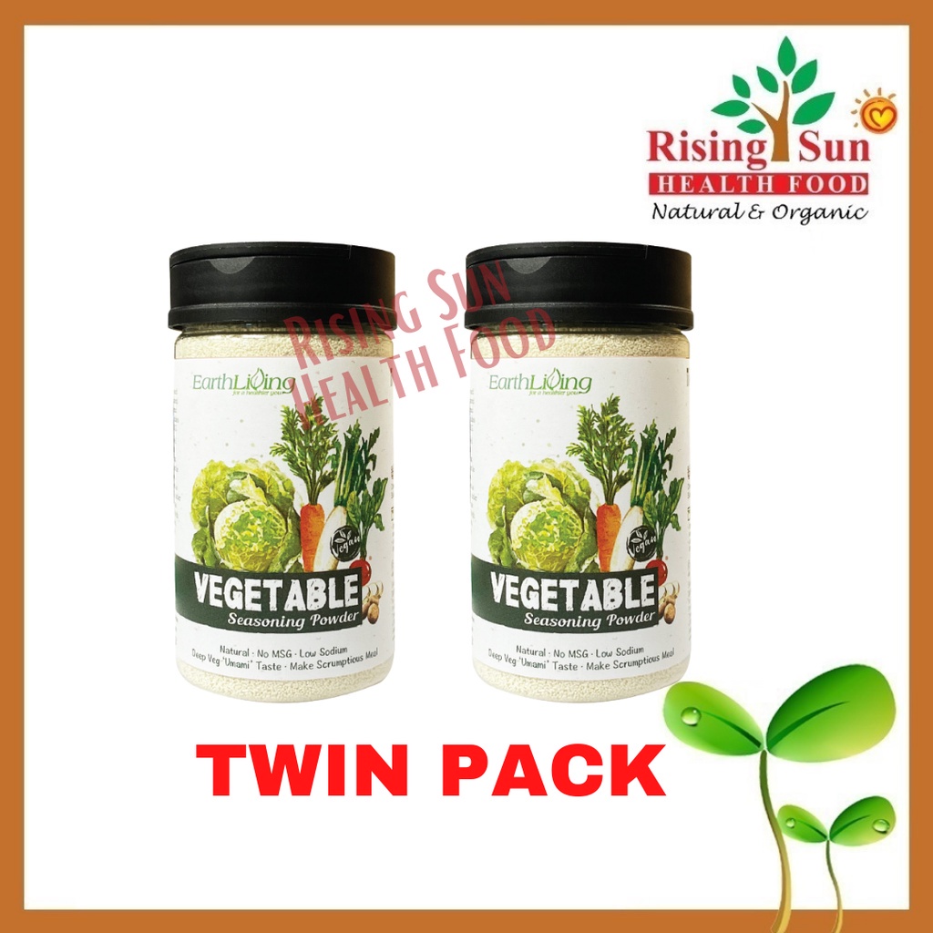 Earth Living Organic Vegetable Seasoning Powder 200g - Twin Pack ...