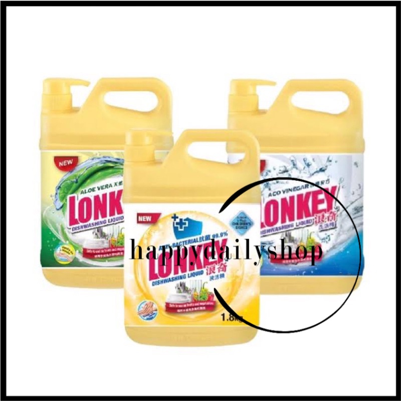 1.8kg Lonkey Dishwashing Liquid 浪奇洗洁精 | Shopee Malaysia