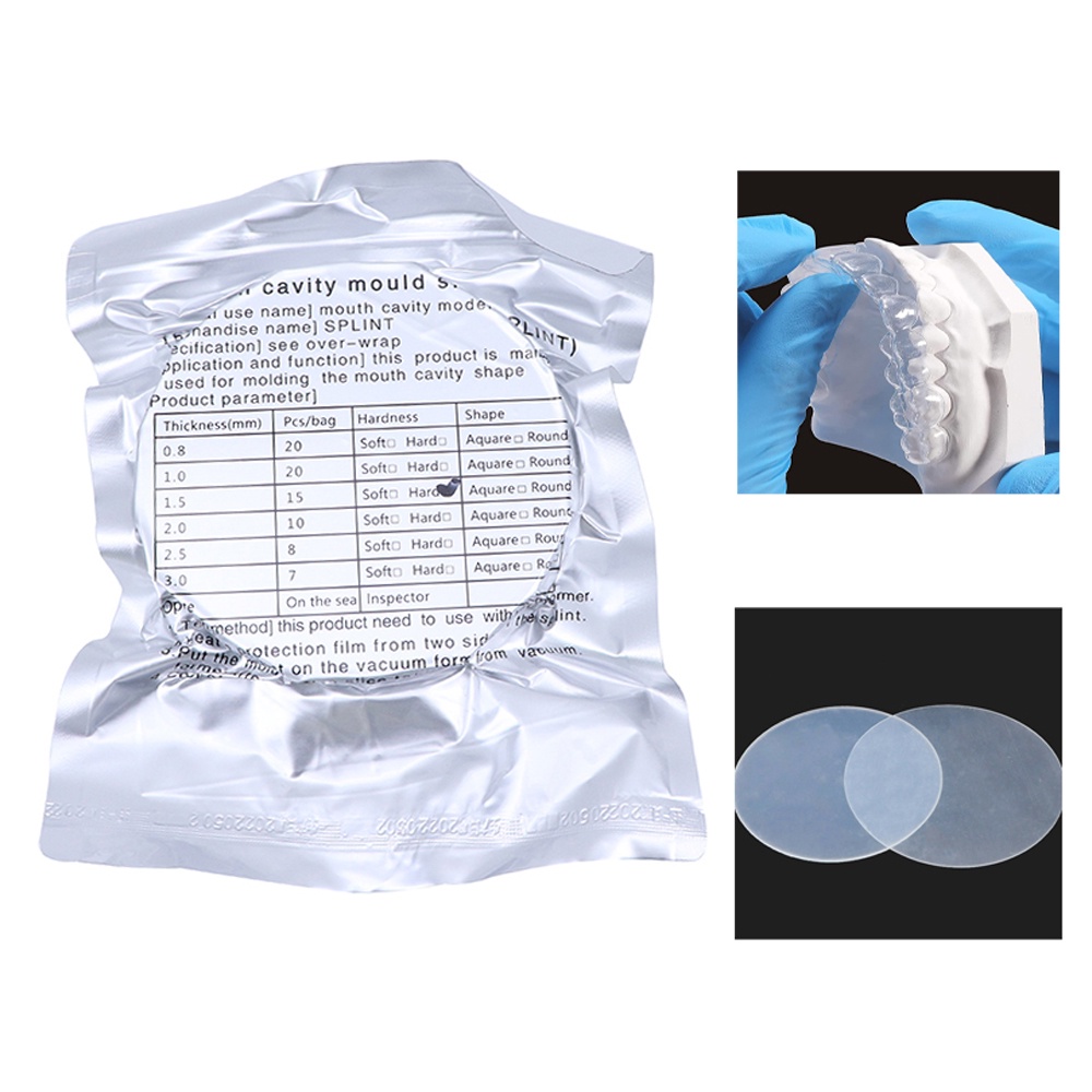 Splint Thermoforming Material Sheet 125*125mm Oral Dentistry Model Mold ...