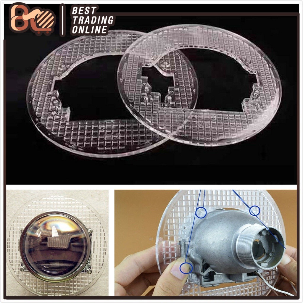 2PCS UNIVERSAL HEADLIGHT PROJECTOR LENS TRANSITION MOUNTING BRACKET ...