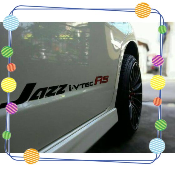 Honda Jazz I-Vtec Rs Jdm Car Stickers - Car Sticker | Shopee Malaysia