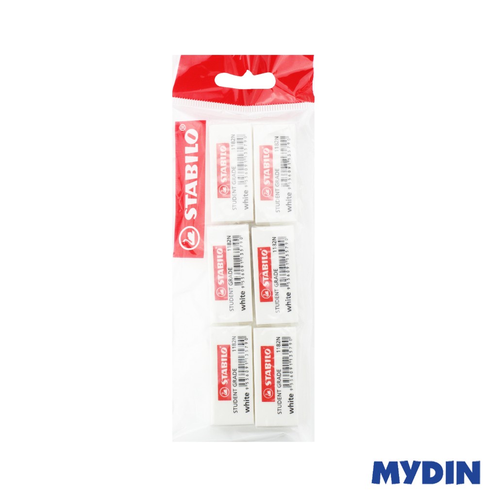Stabilo Eraser Student White (6s) | Shopee Malaysia