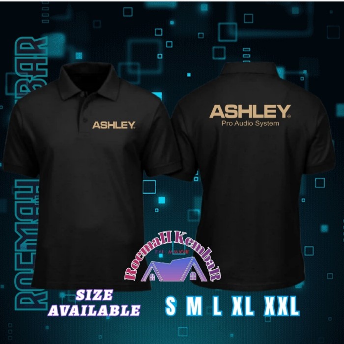 Ashley PRO AUDIO SYSTEM Collar POLO Shirt/ASHLEY SOUND Twin Collar ...