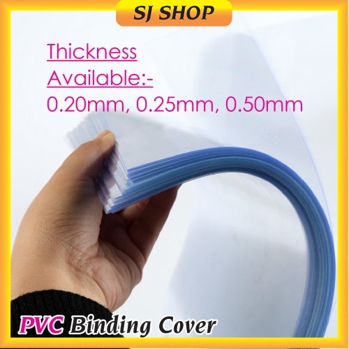 A4 PVC Binding Cover | Rigid Sheet | Transparent PVC COVER | Plastic ...