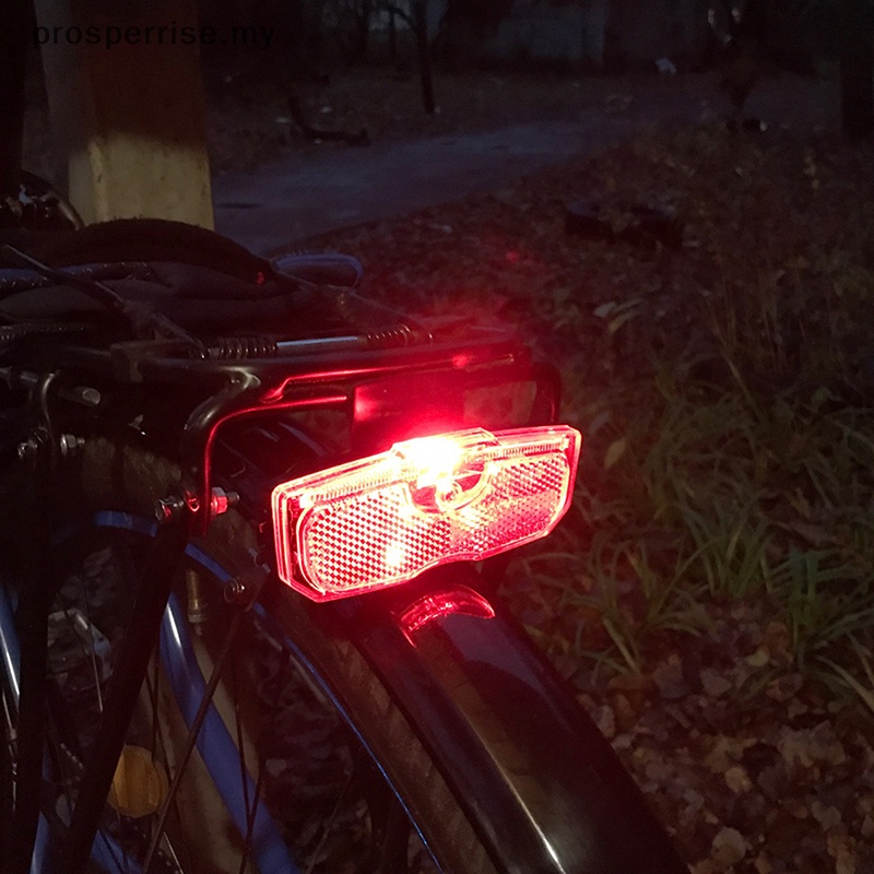 [prosperrise] LED Mountain Bike Luggage Rack Light Waterproof Bicycle ...