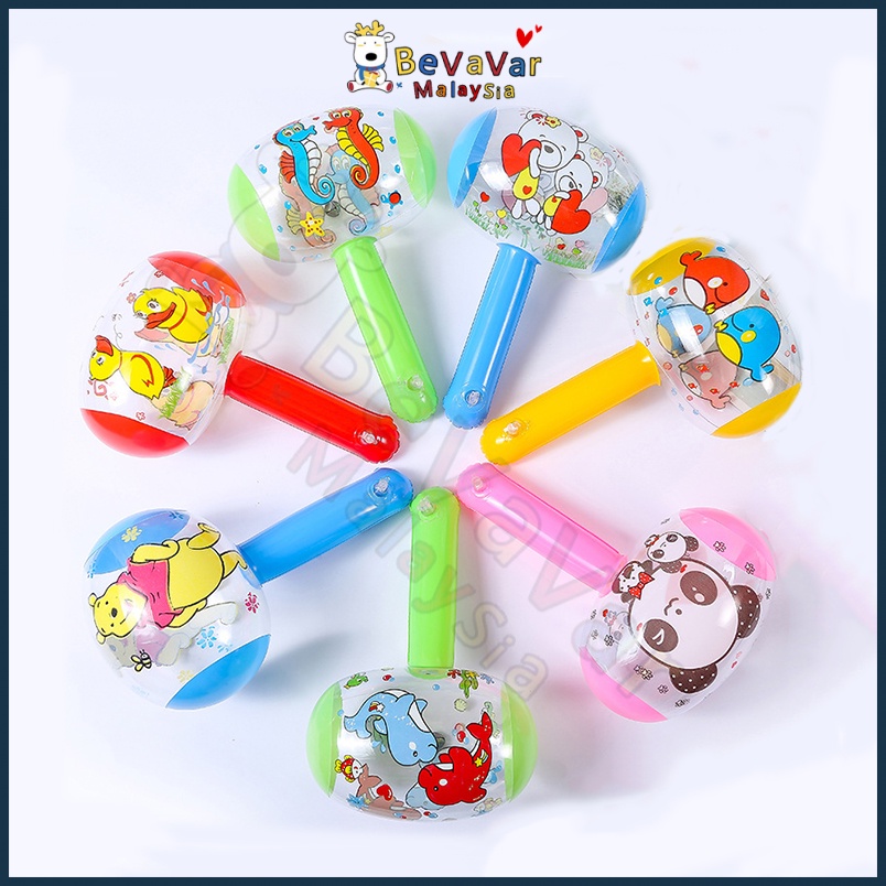 Bevavar Mainan Tukul Cartoon Inflatable Hammer Toys Bell Funny ...