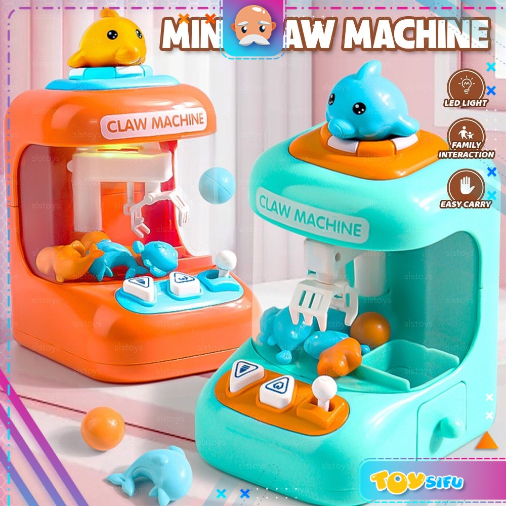 [ LED Lighting ] Mini Claw Machine Crane Candy Catcher Arcade Prize ...