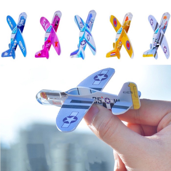 3D Hand Throw Flying Glider Aircraft Planes DIY Aviation Model Puzzle ...
