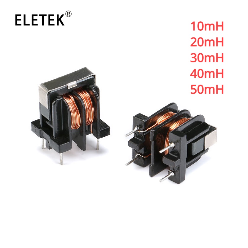 5Pcs UU9.8 UF9.8 Common Mode Choke Inductor 10mH 20mH 30mH 40mH 50mH for Filter Inductance Pitch ...