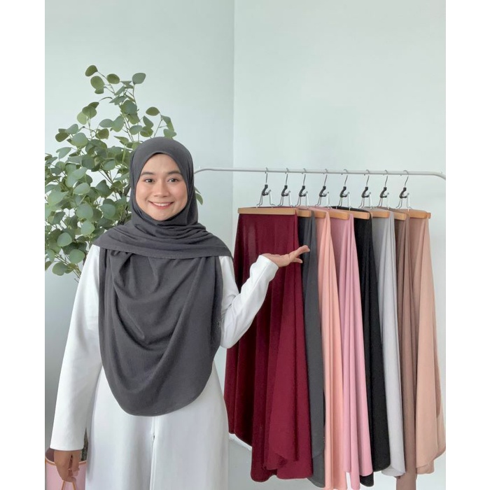 SHAWL MALAS HALF MOON COTTON (2.0) (SELESA, IRONLESS) (COMBO BOLEH ...
