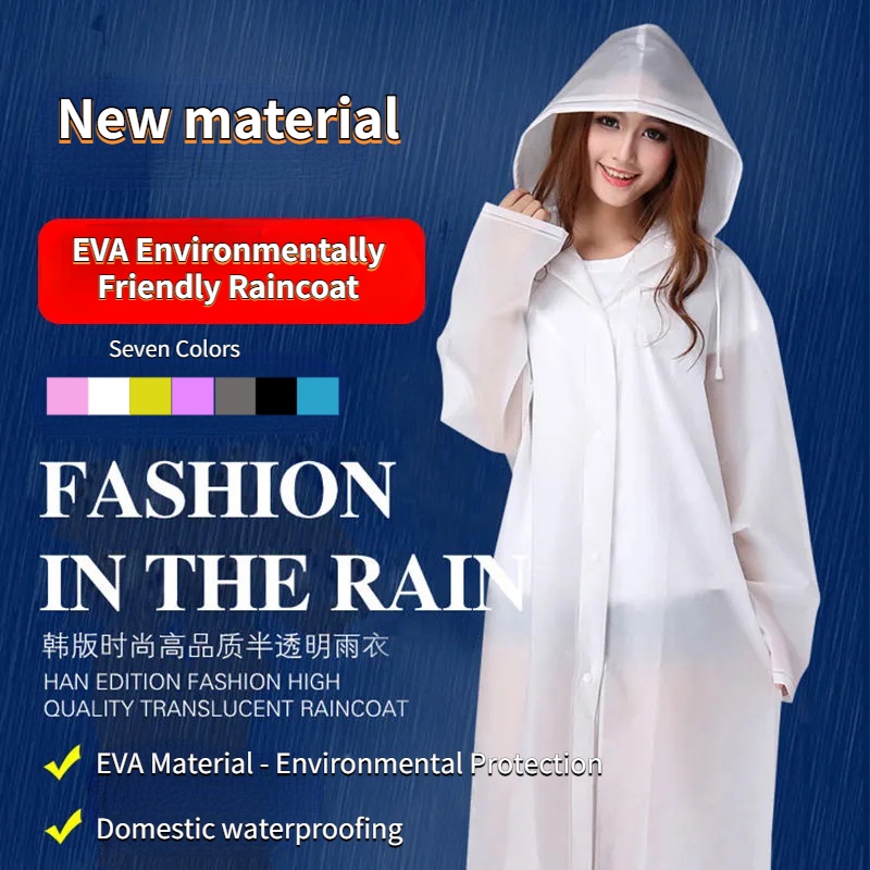 Adults/Children Raincoat Fashion Raincoat Adult/Thick EVA Raincoat has ...