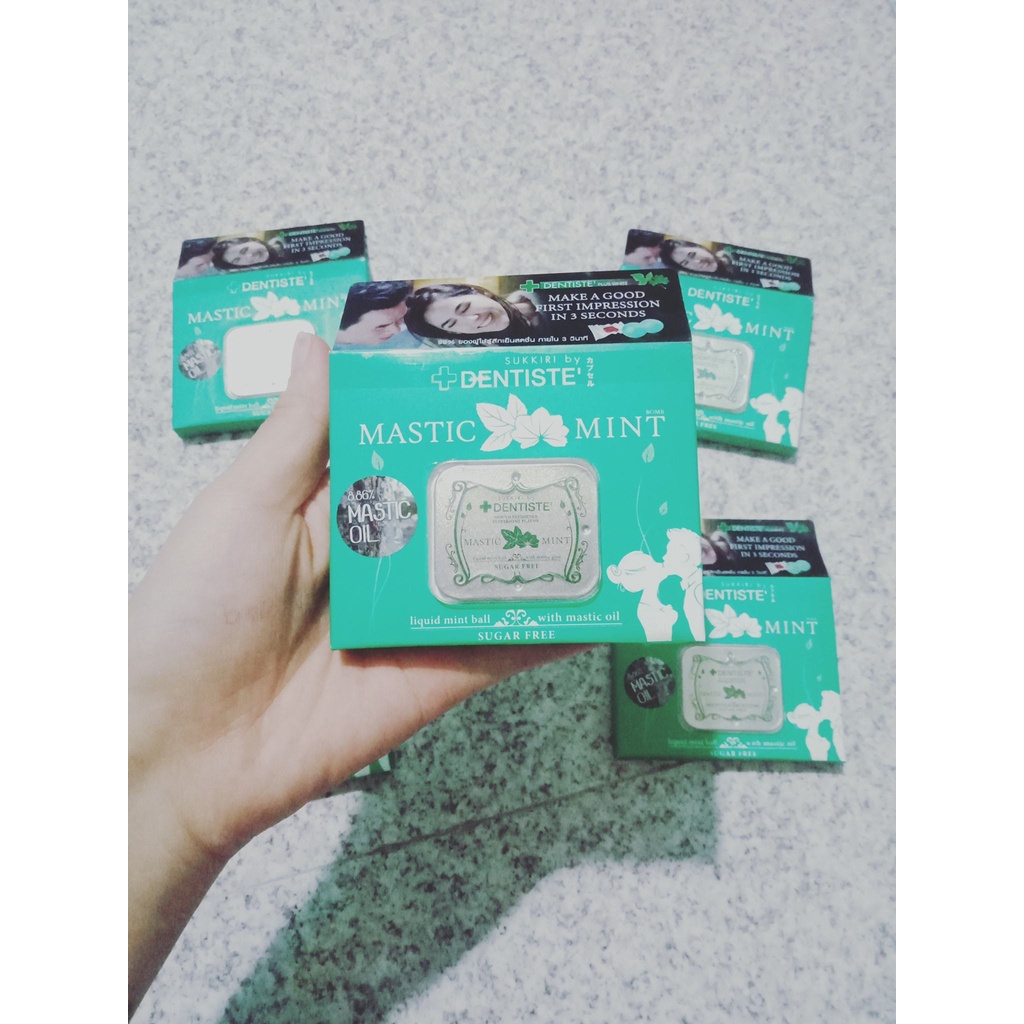[ 100% Original ] DENTISTE Mastic Mint Sugar Free/ 天然薄荷无糖清新/ membantu ...