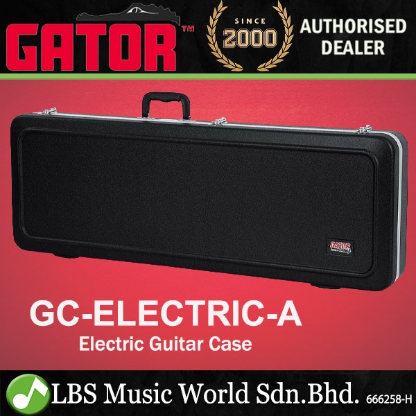 Gator GC-ELECTRIC-A Deluxe ABS Molded Case for Double Cutaway Electric ...