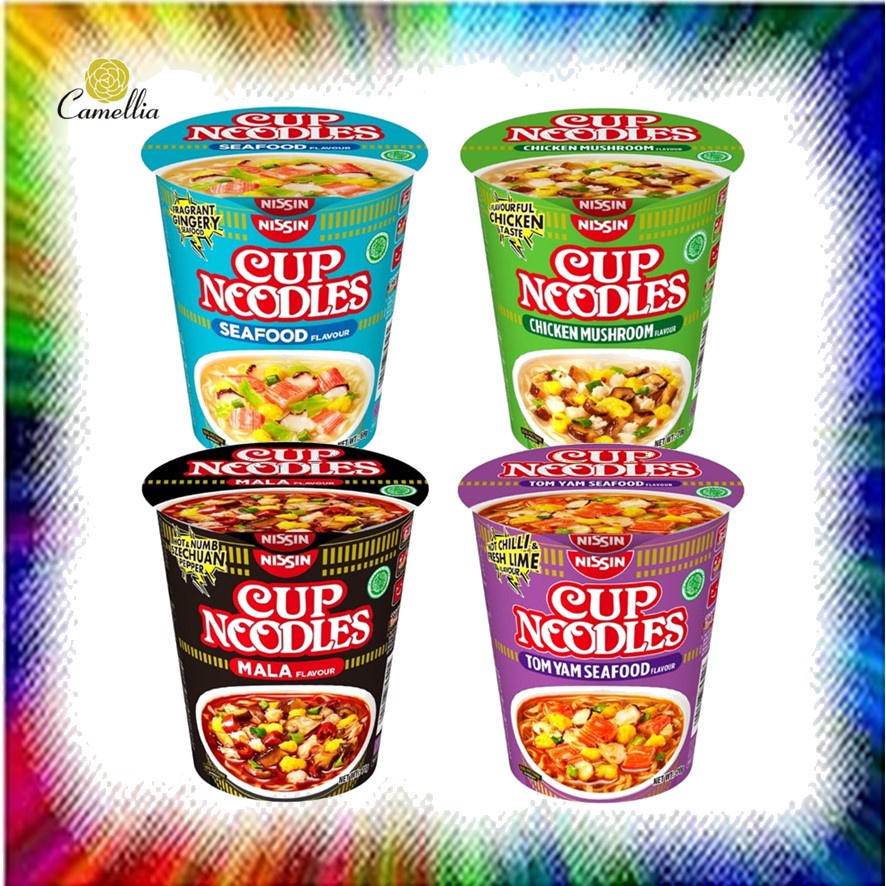(Halal) Nissin Cup Noodles - Seafood / Tom Yam Seafood / Chicken ...