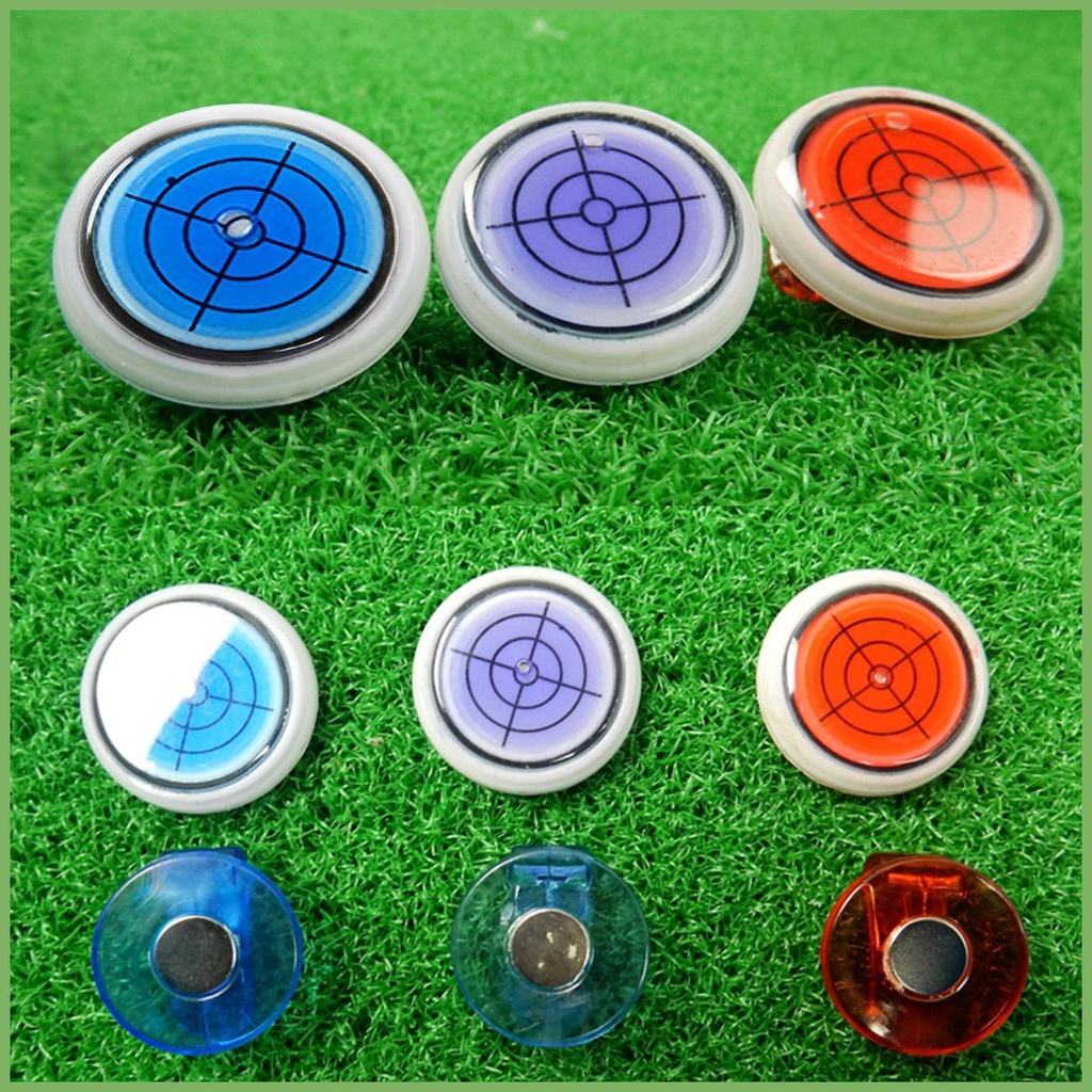 Green Hat Clip Level Ball Marker Golf Level Hat Clip Golf Mark Level ...
