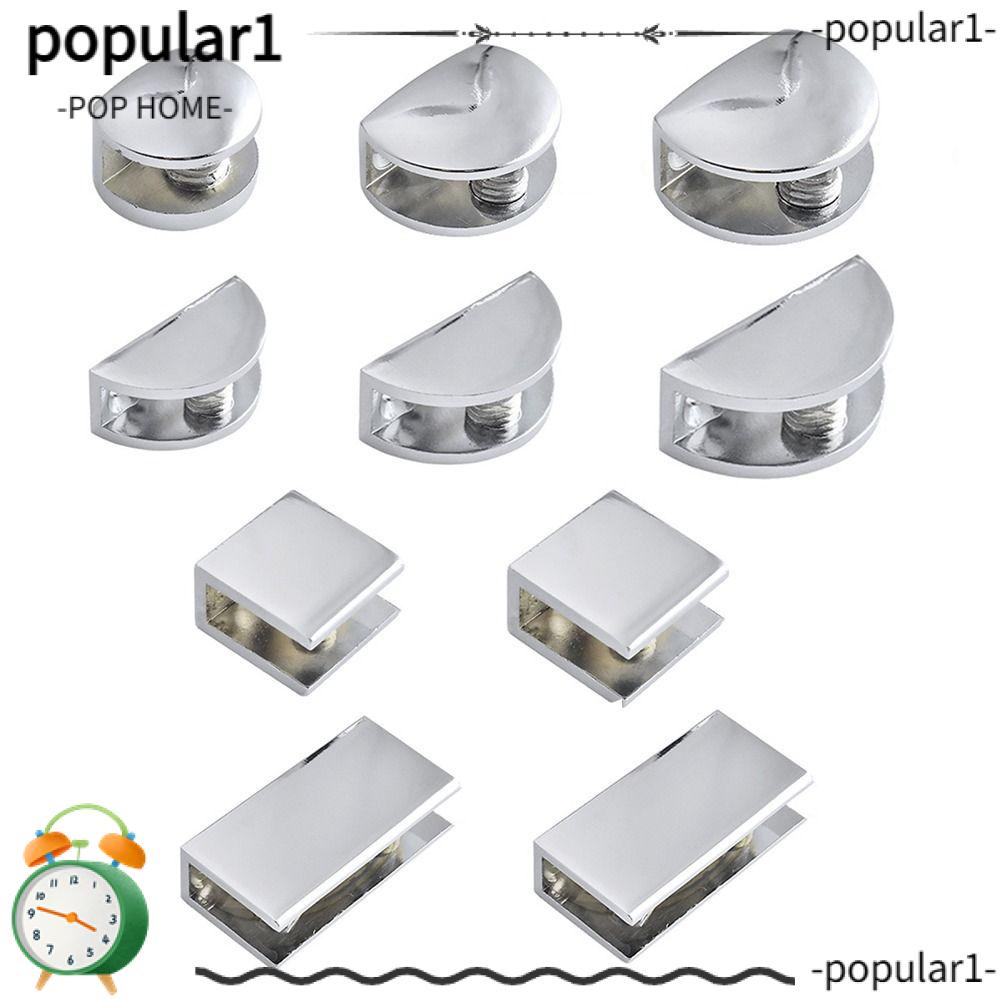 POP Glass Clamp Zinc Alloy Thicken Frameless Clamp Wardrobe Cupboard ...