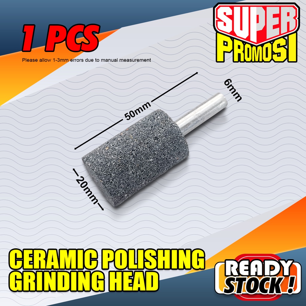 6mm Mounted Stone Ceramic Grinding Head Burr Rotary Drill Die Grinder ...