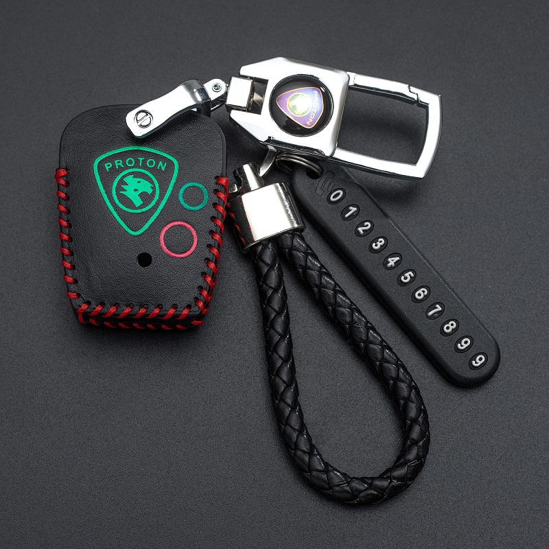 For Proton Persona / New Saga / Saga / Gen2 Leather Car Key Cover ...