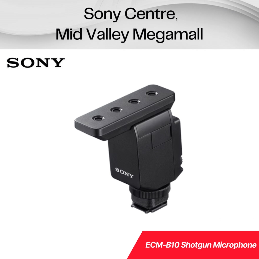 Sony ECM-B10 Compact Camera-Mount Digital Shotgun Microphone | Shopee ...