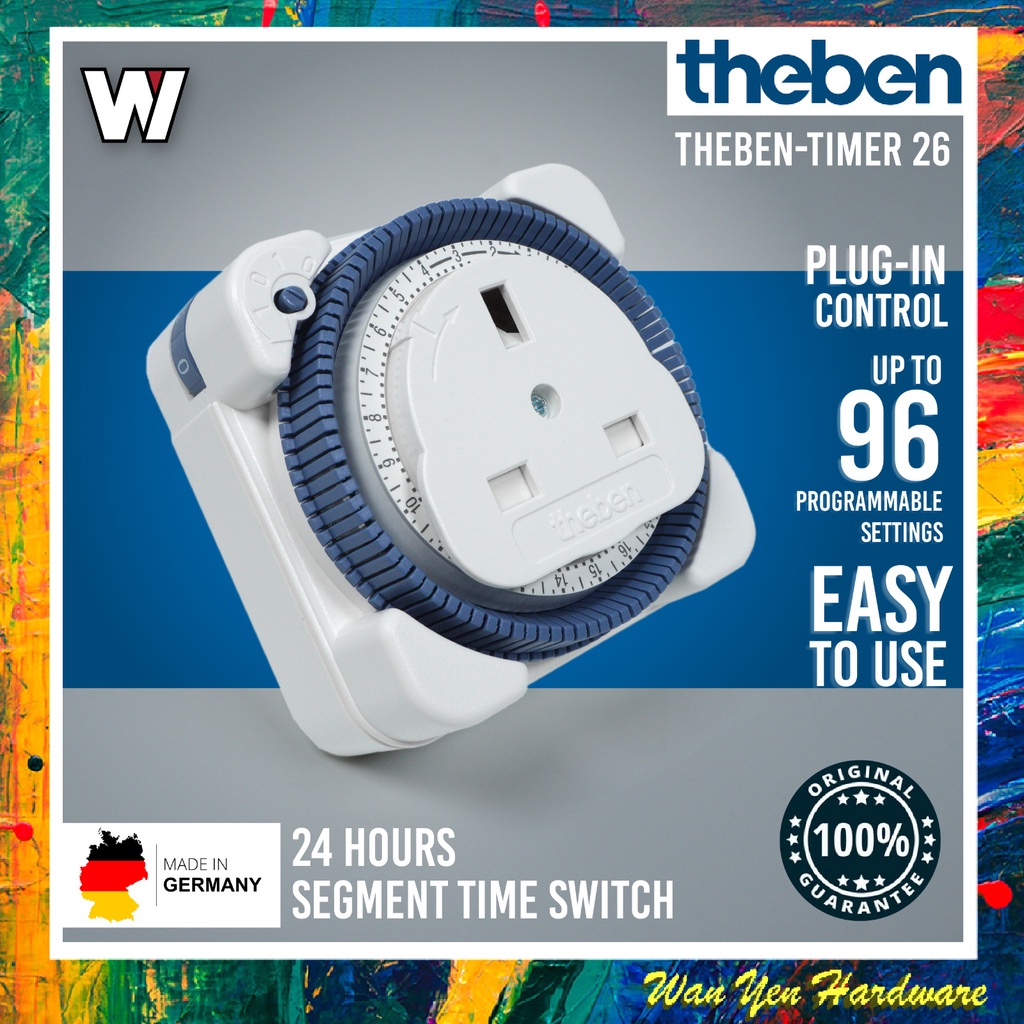 THEBEN 13A 24hrs PLUG in TIMER / THE BEN TIME SWITCH | Shopee Malaysia
