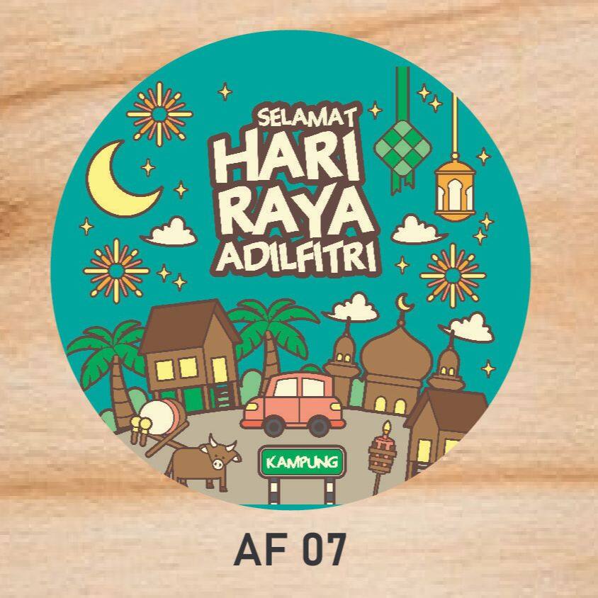 Sticker Hari Raya Aidil Fitri Label Stiker Aidilfitri | Shopee Malaysia