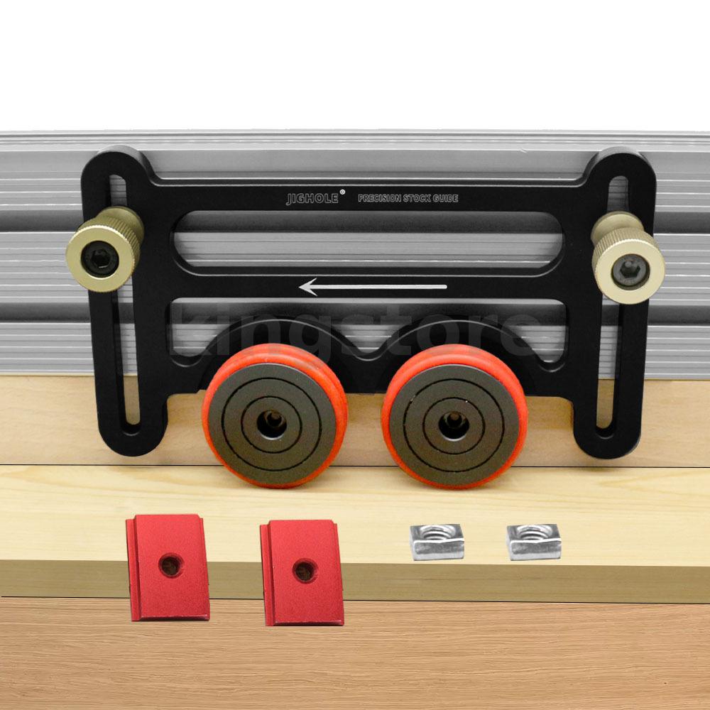Aluminum Alloy Woodworking Roller Guide Safety Loc Feather Board ...