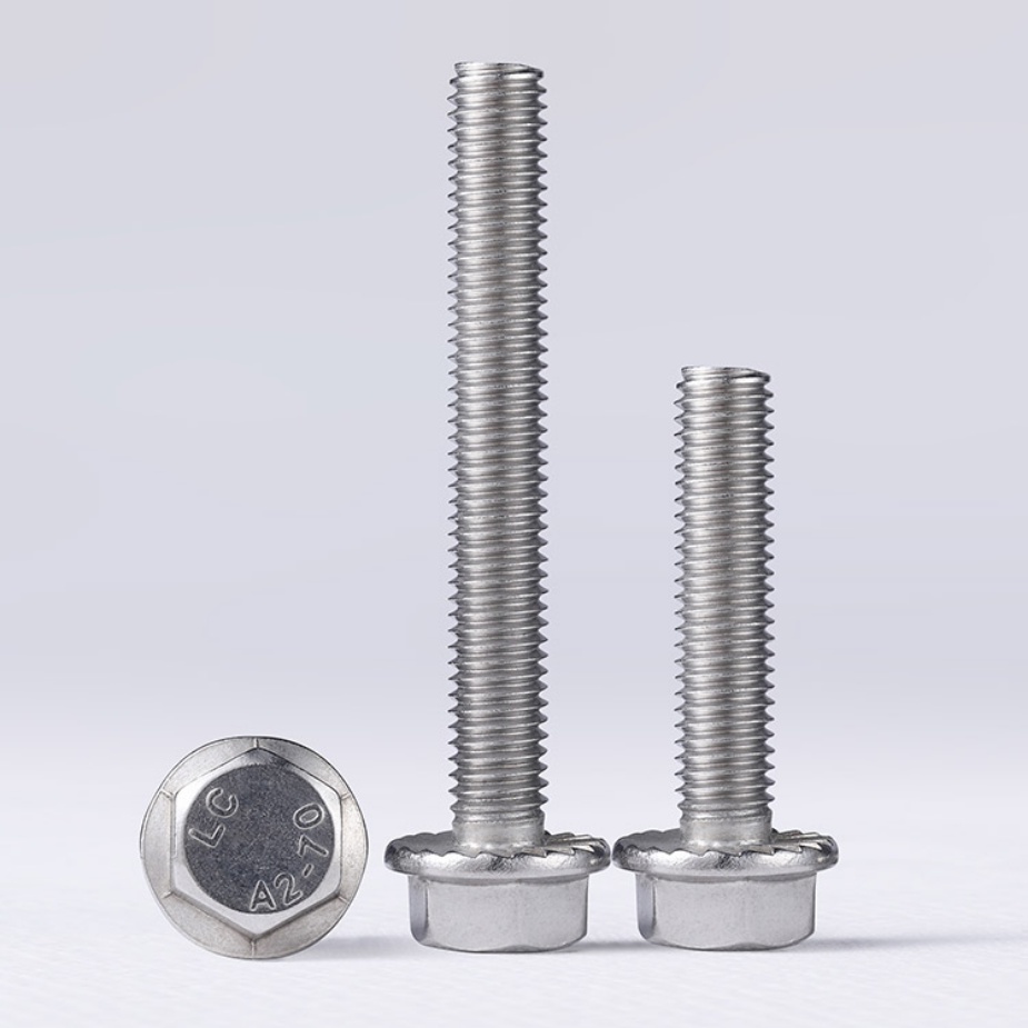 [LS] 304 Stainless Steel Anti-Loose Flange Bolt with Teeth A2-70 ...
