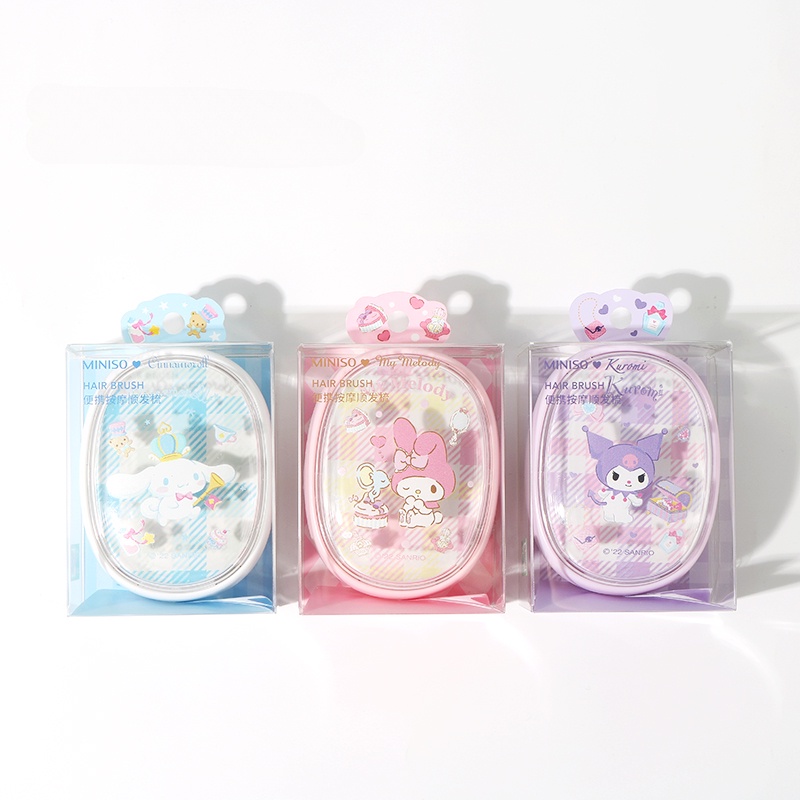 Sanrio x MINISO Hair Brush Portable Massage Comb Tangle Teezer | Shopee ...