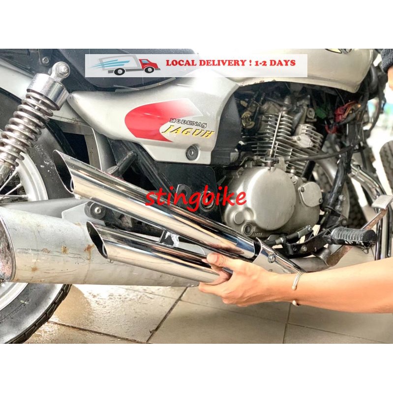 motorcycle modenas jaguh 175 twin exhaust | Shopee Malaysia