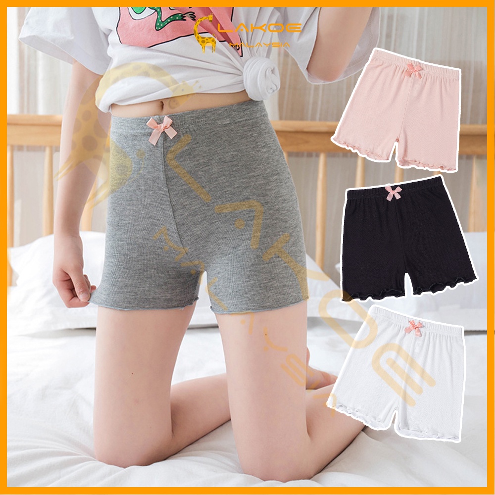 lakoe Kids Girls Safety Pants Tight High Waist Comfortable Under Skirt ...