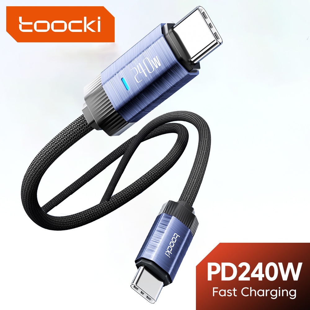 Toocki 240W USB C To Type C Cable PD3.1 QC4.0 Fast Charger Charging For ...