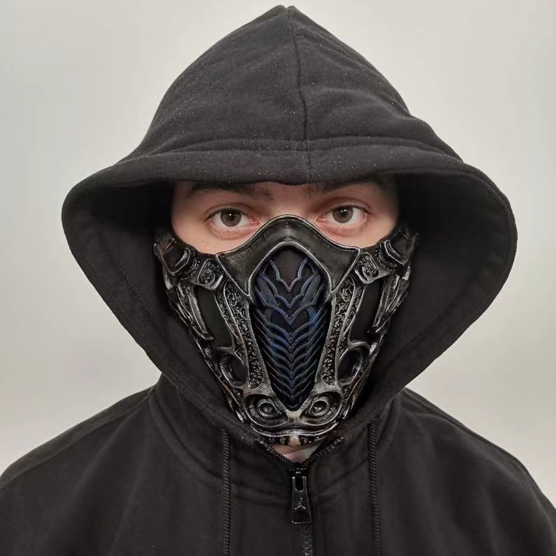 Real person hit Mortal Kombat mask, film and television cosplay props ...