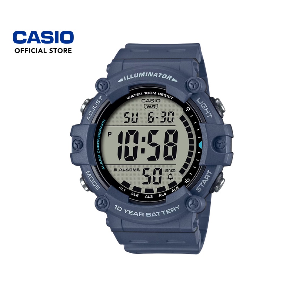Casio General AE-1500WH-2AV Blue Resin Band Men Watch | Shopee Malaysia
