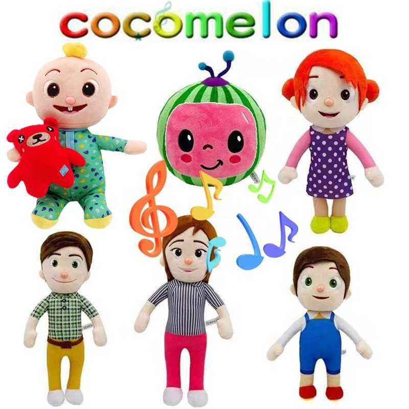 Cocomelon Musical Bedtime Baby Doll: Soft Plush Toy for Soothing and ...