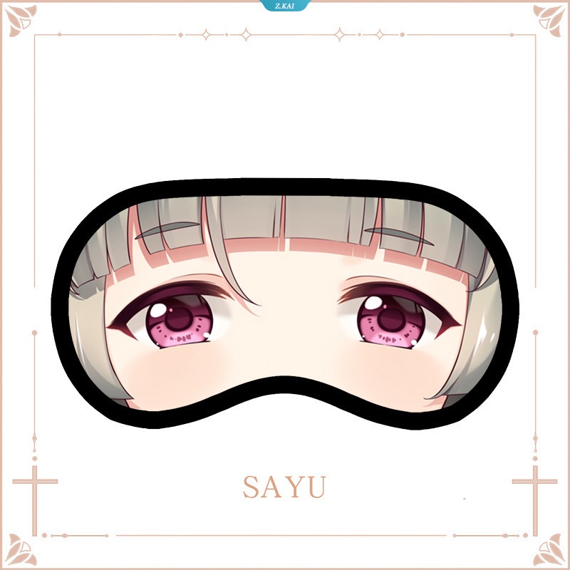 Genshin Impact Eye Patch Anime Sleep Blindfold Diluc Ragnvindr Casual ...