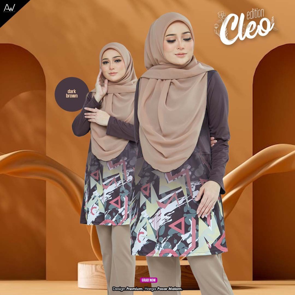 [2 HELAI RM80, 3 HELAI RM103] T-SHIRT MUSLIMAH CLEO EDITION (XS-6XL ...